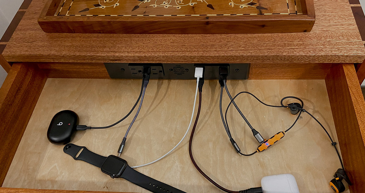 Henry’s Mahogany Sideboard, Docking Drawer Furniture Installation