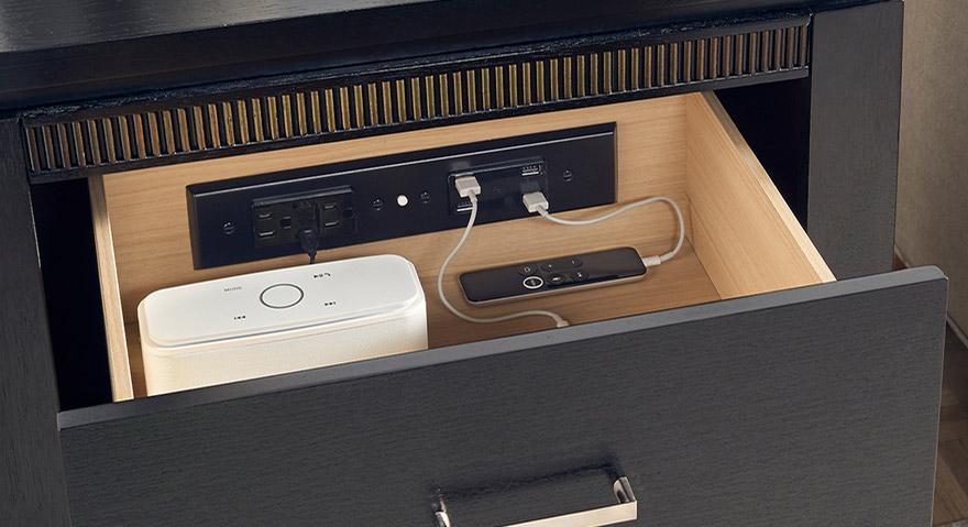 NEW - International Series Outlets by Docking Drawer